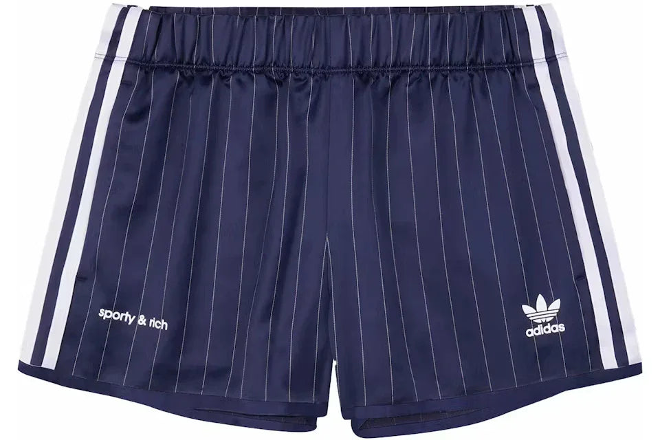 adidas x Sporty & Rich Track Short Navy/White
